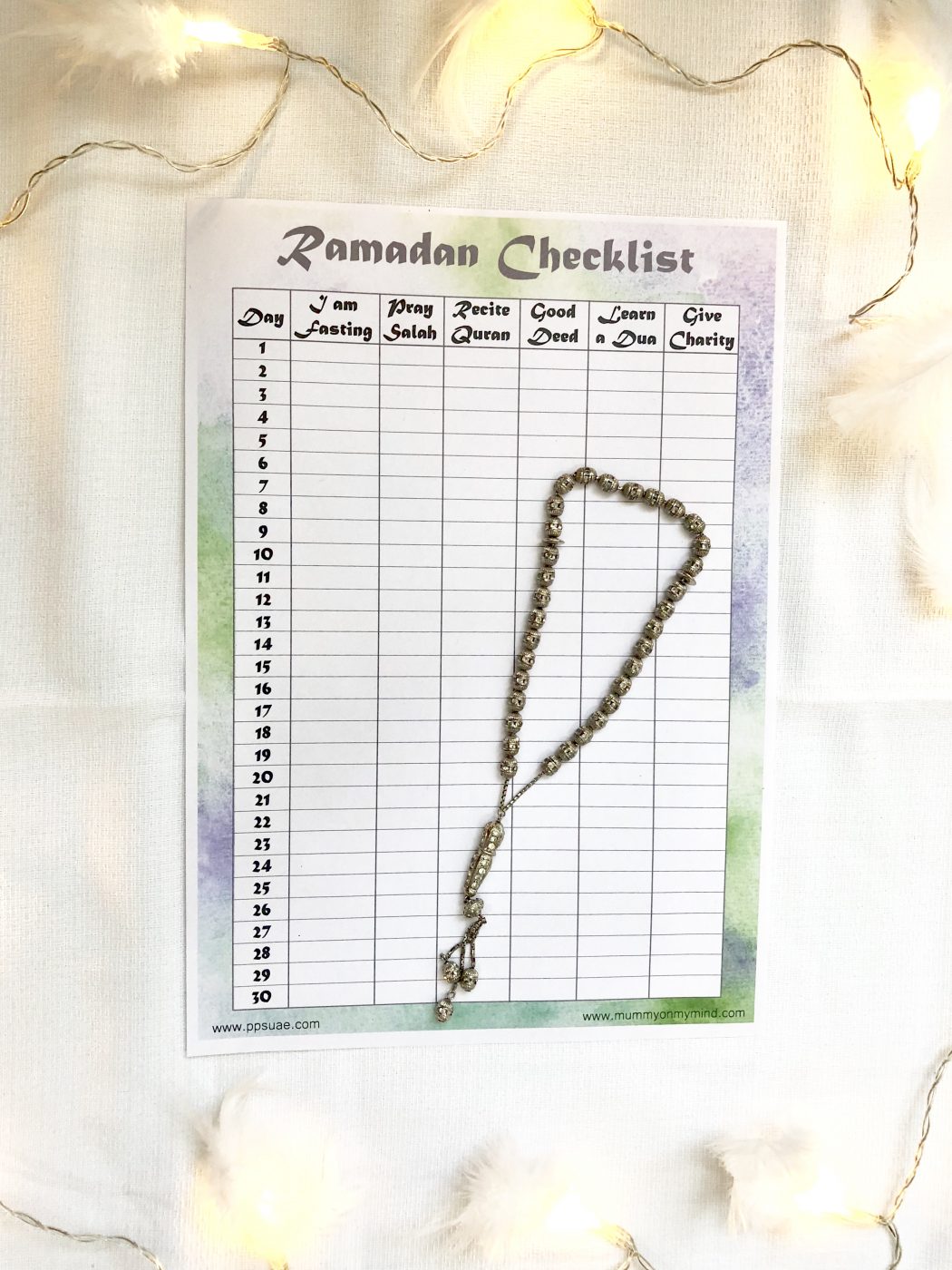 Ramadan Printables - Pretty Paper Studio... • Mummy on My Mind